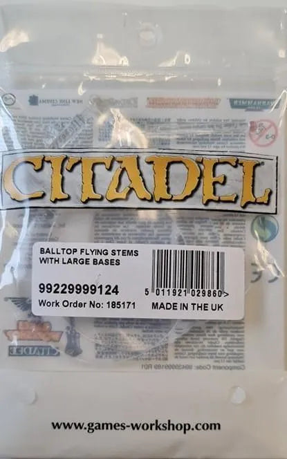 Balltop Flying Stems With 60mm Flying Bases / Large Flying Bases Ballt ...