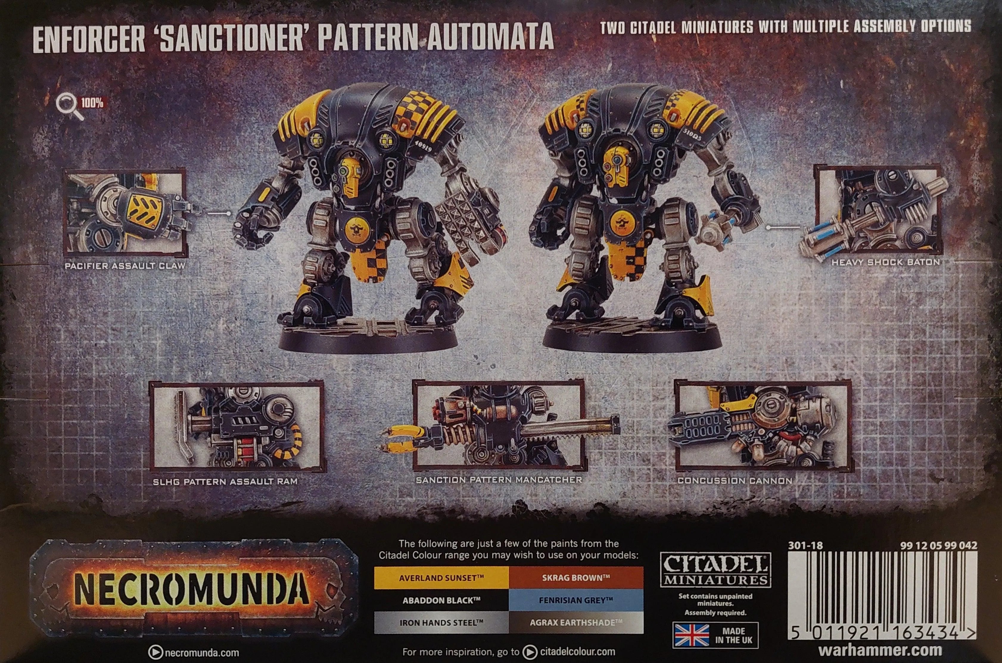 Enforcer 'Sanctioner' Pattern Automata | Necromunda – ZZGames.dk